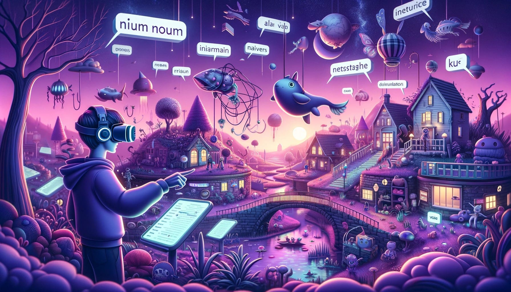 Noun Town VR: Language Learning